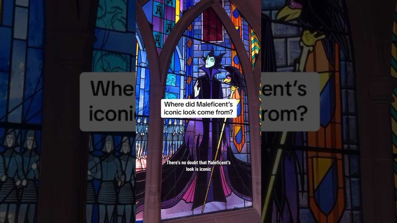 Where did Maleficent’s iconic look come from? #disney #sleepingbeauty #maleficent #disneyshorts
