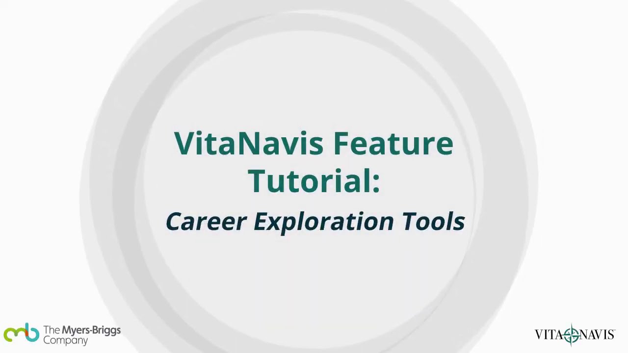 Career Exploration Tools Tutorial