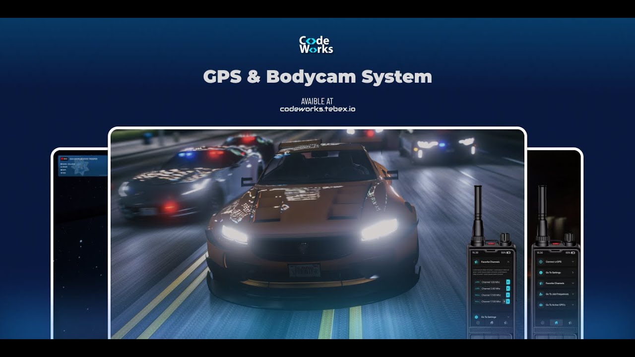 [ESX/QB/QBOX] - CodeWorks Advanced GPS - FiveM Releases - Cfx.re Community