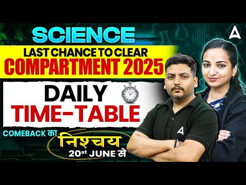 Class 10 Science Compartment 2025 😱 Last Chance to Pass | Time Table + Important Chapters