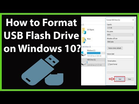 How to Format USB Flash Drive on Windows 10?