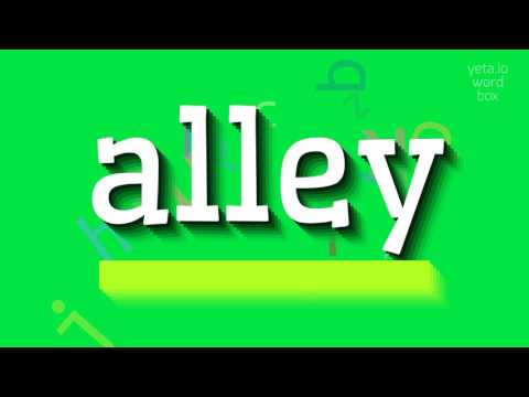 How to say "alley"! (High Quality Voices)