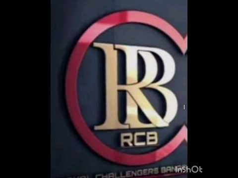 How to draw RCB logo #art #logo #trending #easy #viral #brand #shorts #rcb