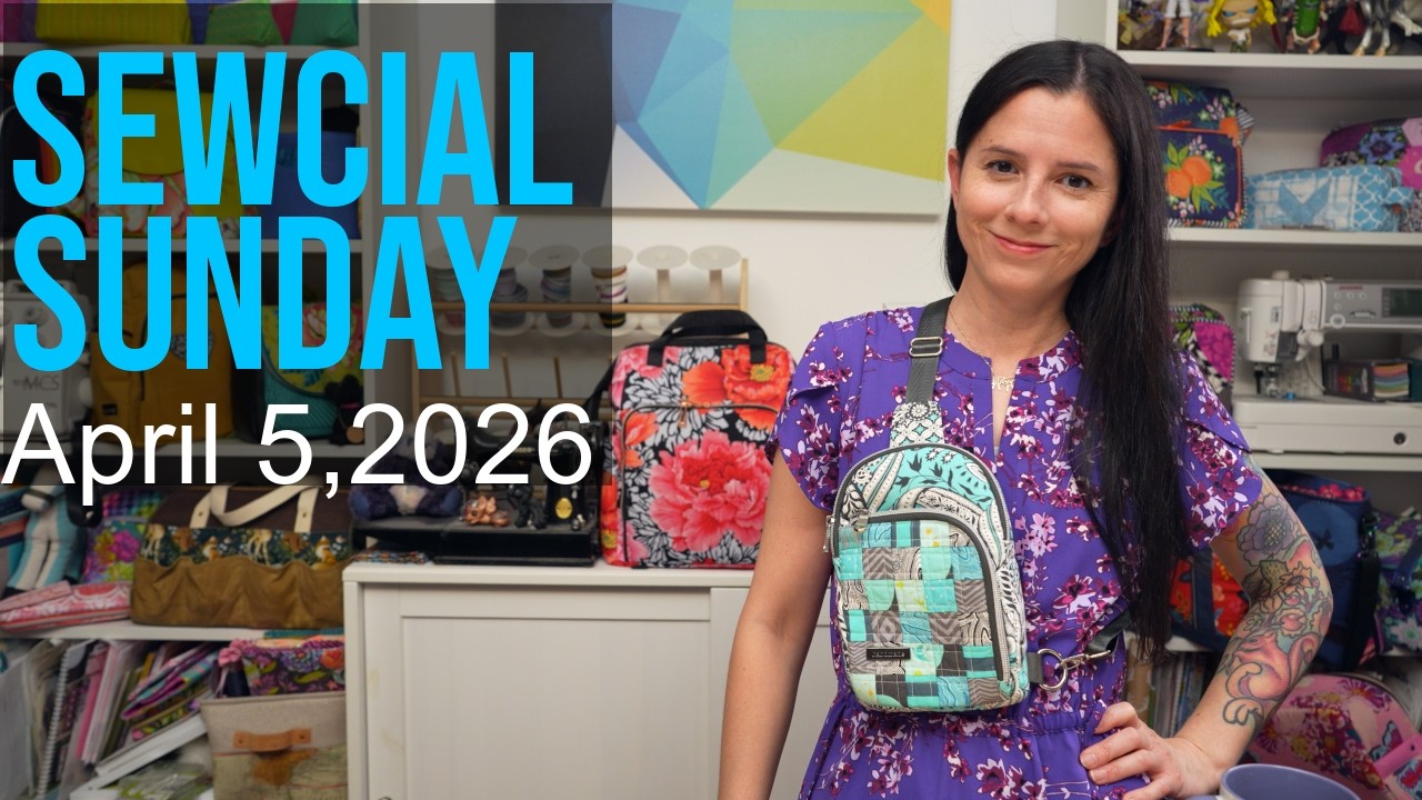 Sewcial Sunday Bag Lab - How to Make a Hinged Zipper Pocket