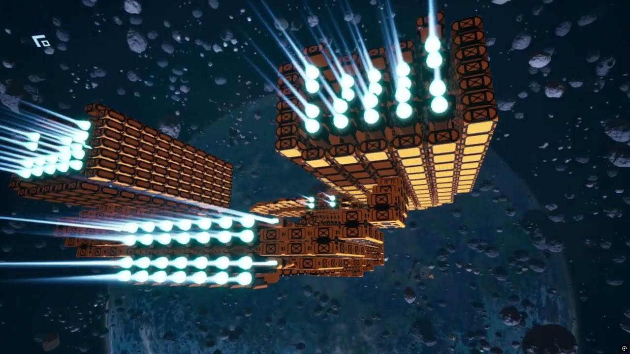 CCS Enterprise cruising in the asteroid belts