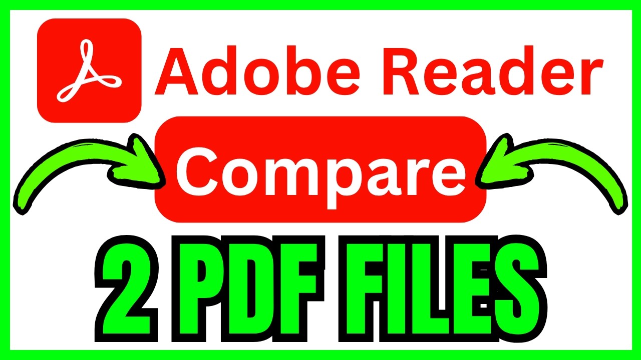 How To COMPARE Two PDF Files In Adobe Reader (QUICK & EASY) 2026