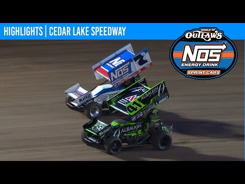 World of Outlaws NOS Energy Drink Sprint Cars | Cedar Lake Speedway | June 28, 2025 | HIGHLIGHTS