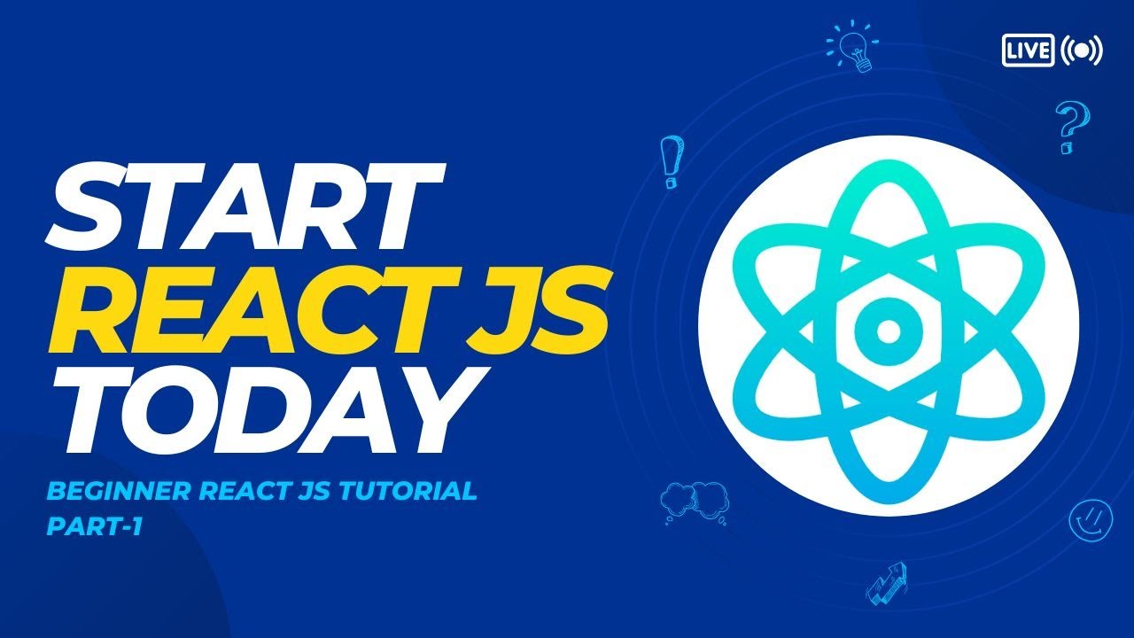 First React JS Project Create, set up and installation | React JS Tutorial