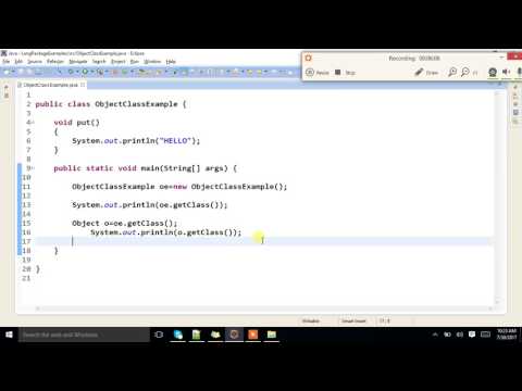 What is Object Class in Java?. Methods of Object Class