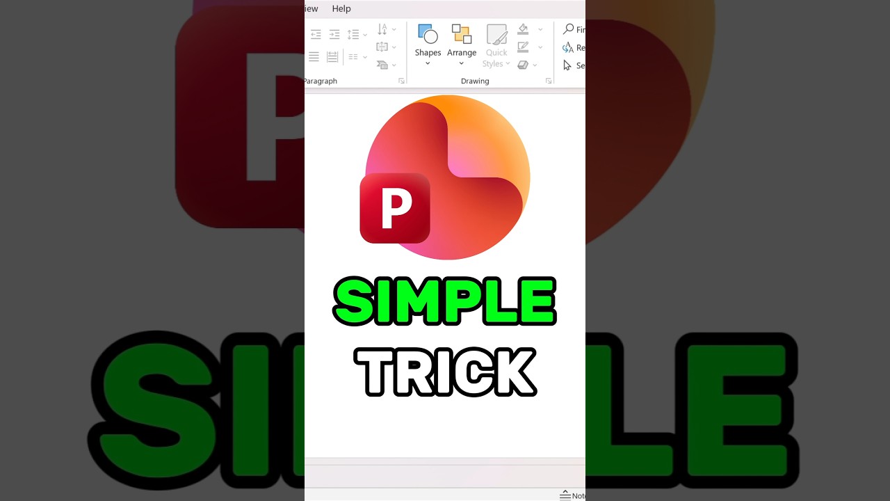 Simple PowerPoint Trick! #powerpoint #powerpointpresenation #powerpointtipsandtricks