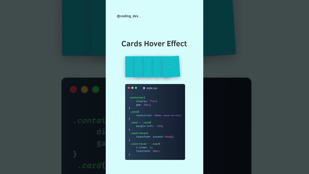 css-tricks like card hover effect using CSS #html #webdesign #htmlcss #css3 #webdevelopment #css