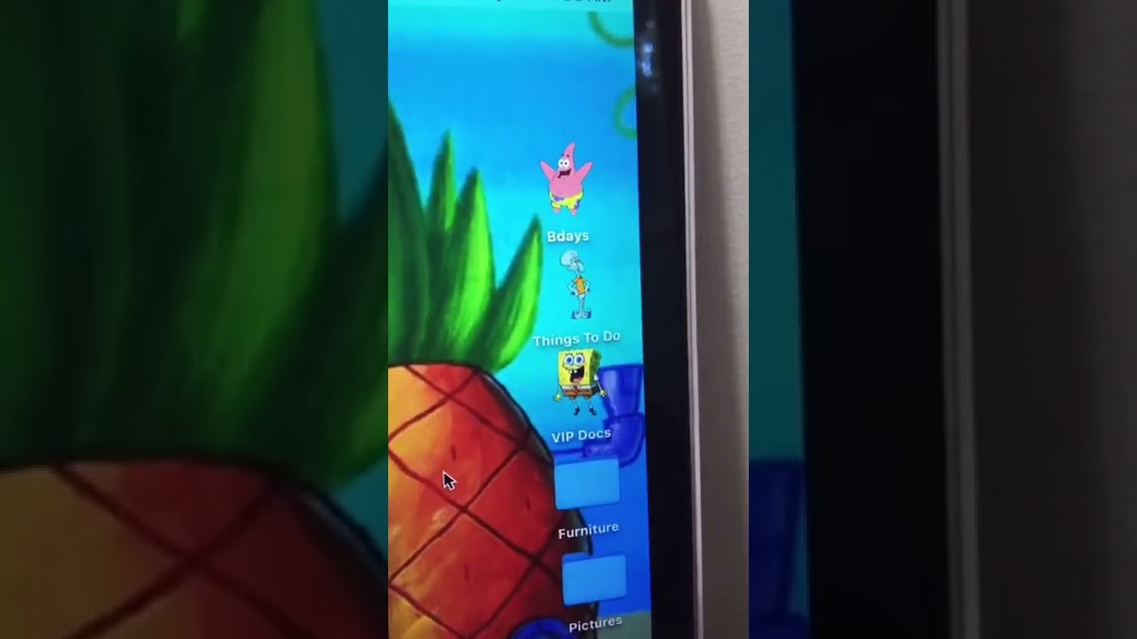 SpongeBob Desktop Icon & Background- How to
