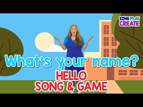 Preschool & Kindergarten Circle Time| Hello Song and Name Game| Sing Play Create
