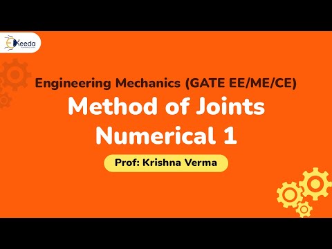 Method of Joints Numerical 1 - Plane Frames and Truss - Engineering Mechanics Video Lecture ...