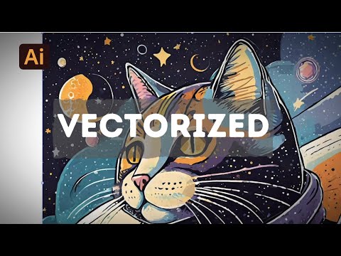 How to Vectorize AI Images (Midjourney, ChatGPT, Adobe Firefly) Using Adobe Illustrator