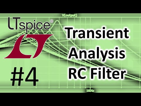 LTSPICE #4: Simple RC Circuit (Transient Analysis)