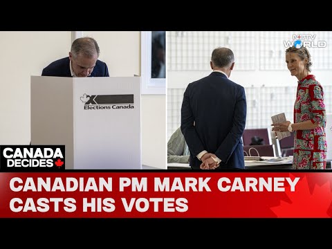 Canada Election News | Canadian PM Mark Carney and his wife Diana Fox Carney Cast Their Votes
