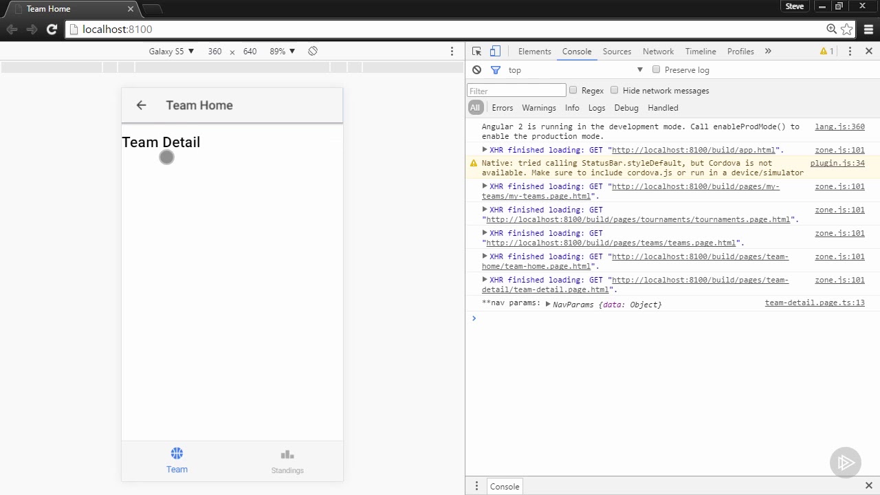 Ionic tutorials 2   22 Navigation  Tabs
