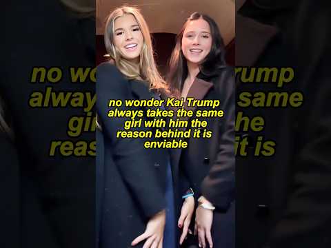 Who is the girl next to Kai Trump?#youtubeshorts #shorts #celebrity #trump #kaitrump