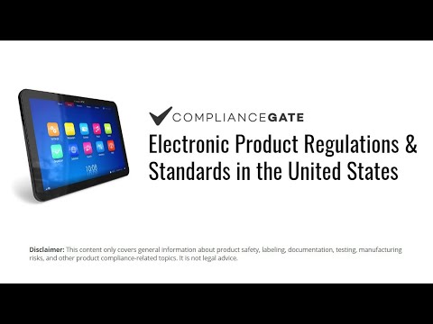 Electronic Product Regulations in the United States