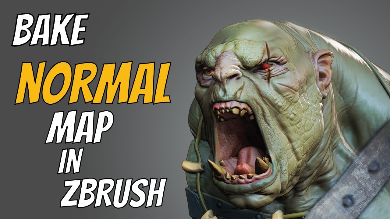 ZBrush Secrets - How To Bake And Export Normal Map
