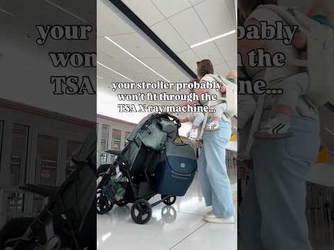 Strollers at TSA Airport Security: What to Expect ✈️ from a mom with 3 toddlers