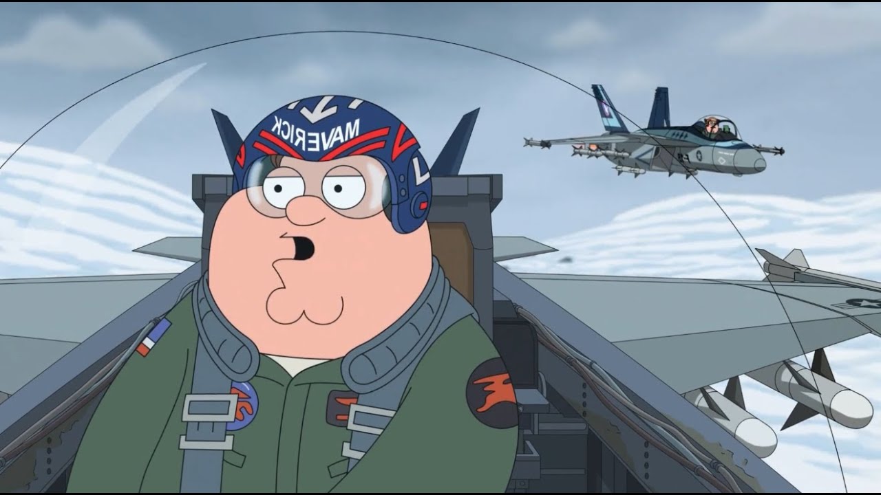 Peter Griffin as Tom Cruise- Top Gun: Maverick #familyguy