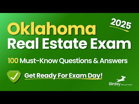 🔥 Crush Your Oklahoma Real Estate Exam with This 100-Question Review!