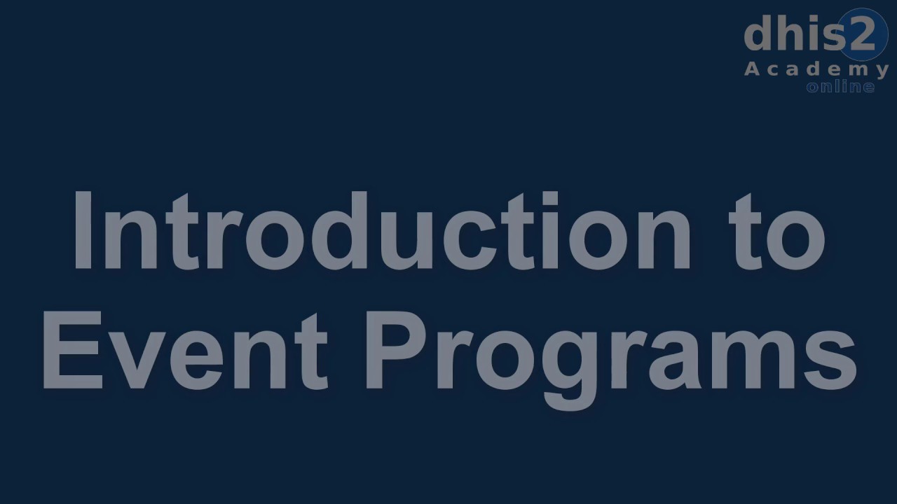 Module 5 - Session 2 - Event Program Intro Presentation