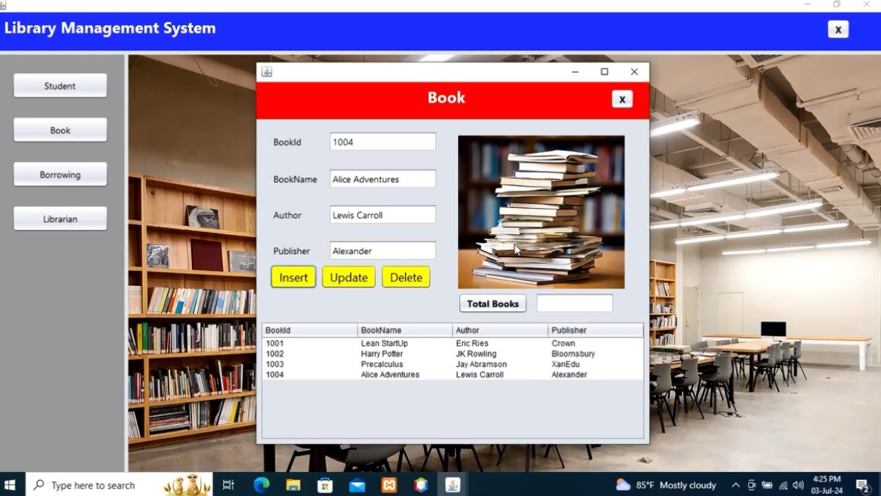 Java Full Project(Library Management System)