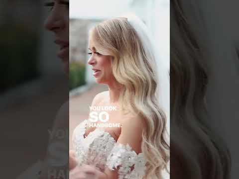 The Sweetest First Look with Grandpa via: @amandafilms__ #viral #wedding #firstlook