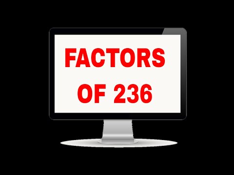 Factors of 236