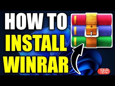How to Install WinRAR on windows 10,11,7,8.1 || latest version 2025 (HINDI)