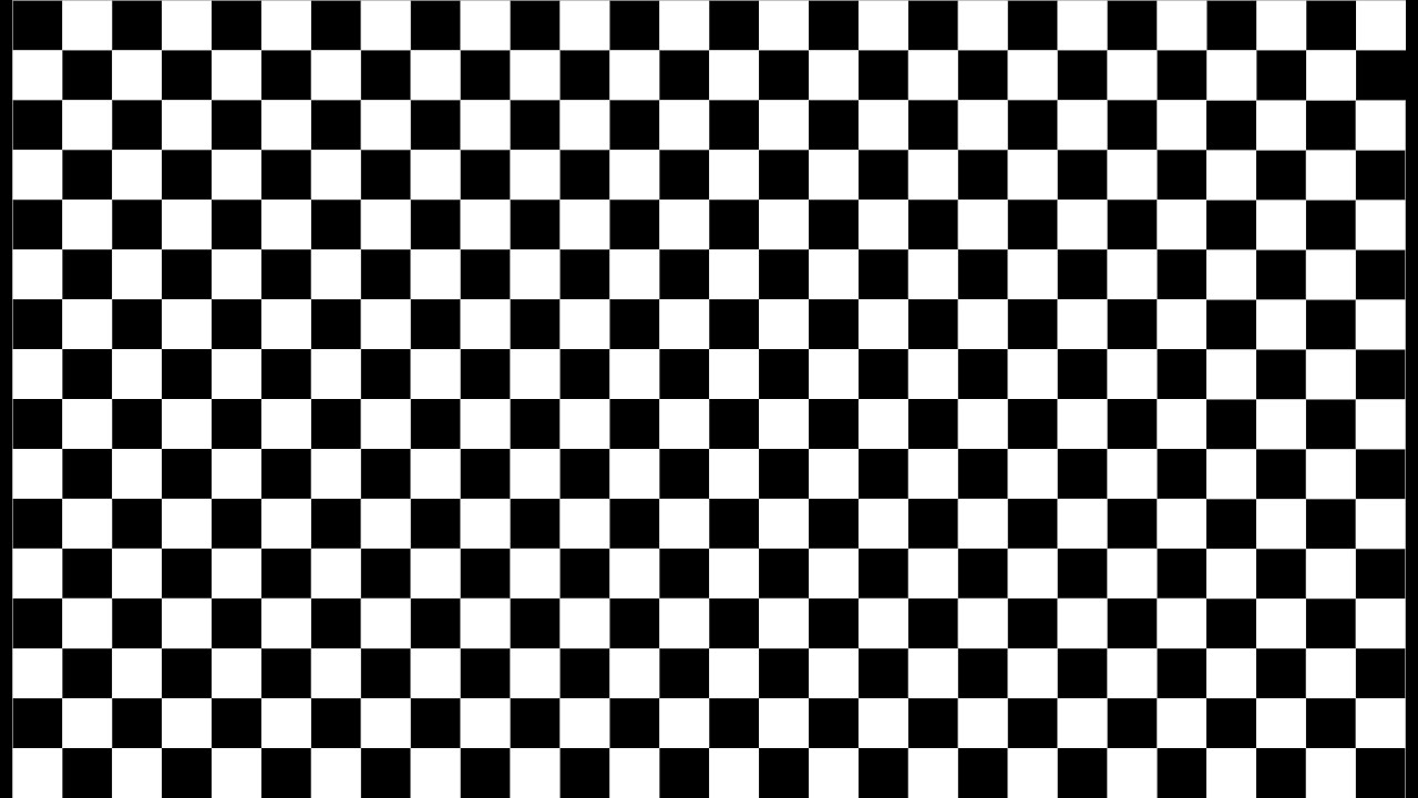 Black and White Squares – Inversion of the Checkerboard for 1 hour [4K 60 FPS]