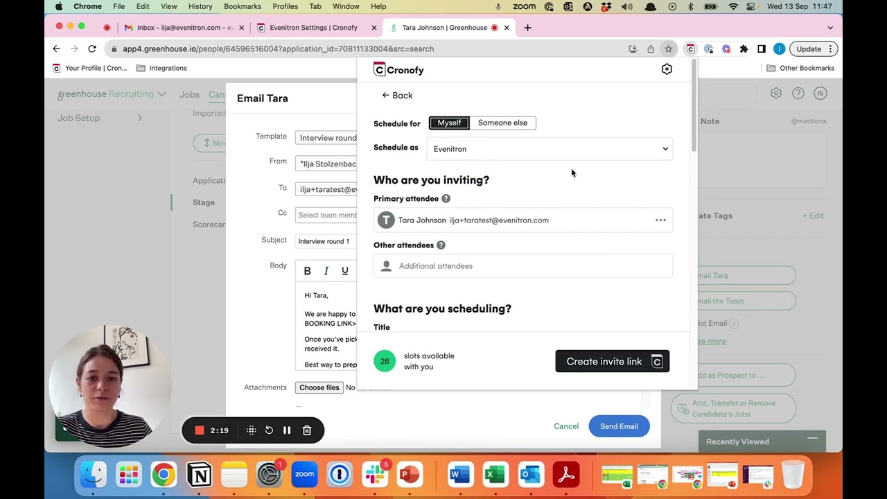 Efficient Interview Scheduling with Cronofy - Greenhouse