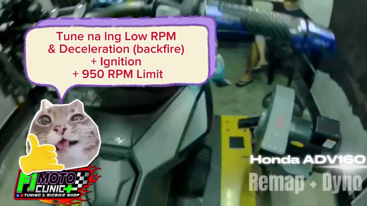 Honda ADV 160 Remap + Dyno PR2 pipe