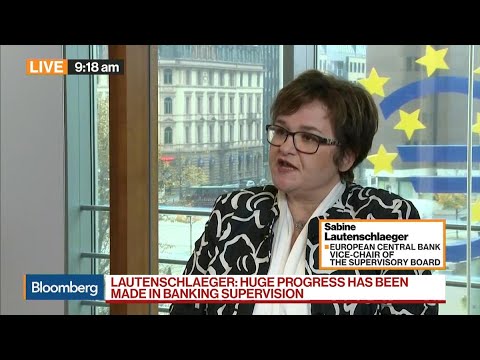 ECB's Lautenschlaeger on Bank Supervision, Low Rates, QE