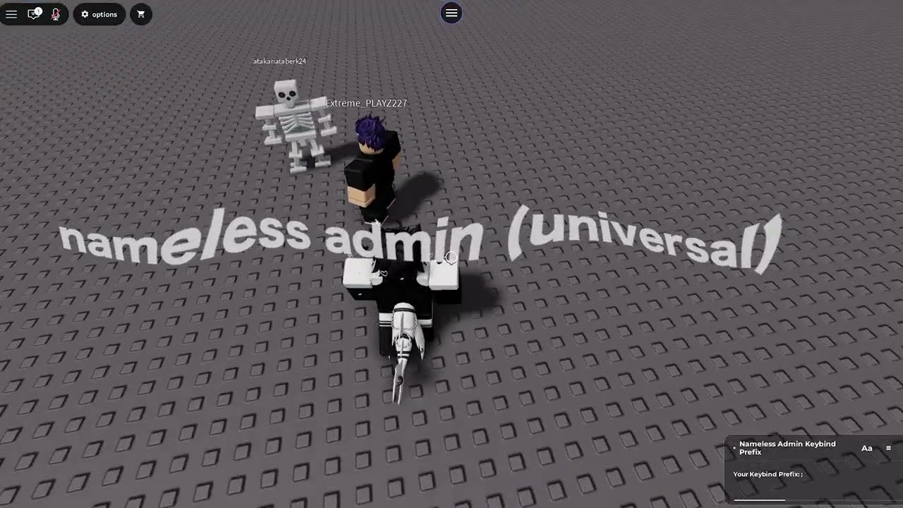 [OP, KEYLESS] Nameless Admin Roblox Script