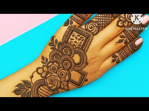 Full hand mehndi design/Finger mehndi/Eid mehndi design/Arabic mehndi/कंगन मेहंदी