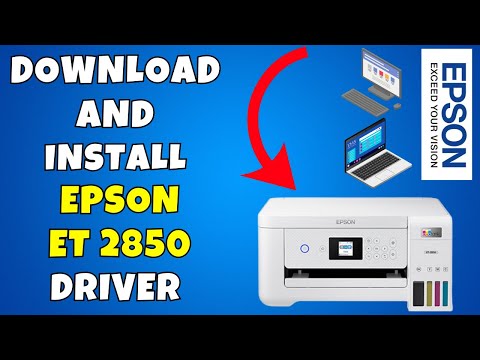 How To Download & Install Epson ET 2850 Printer Driver in Windows 10/11