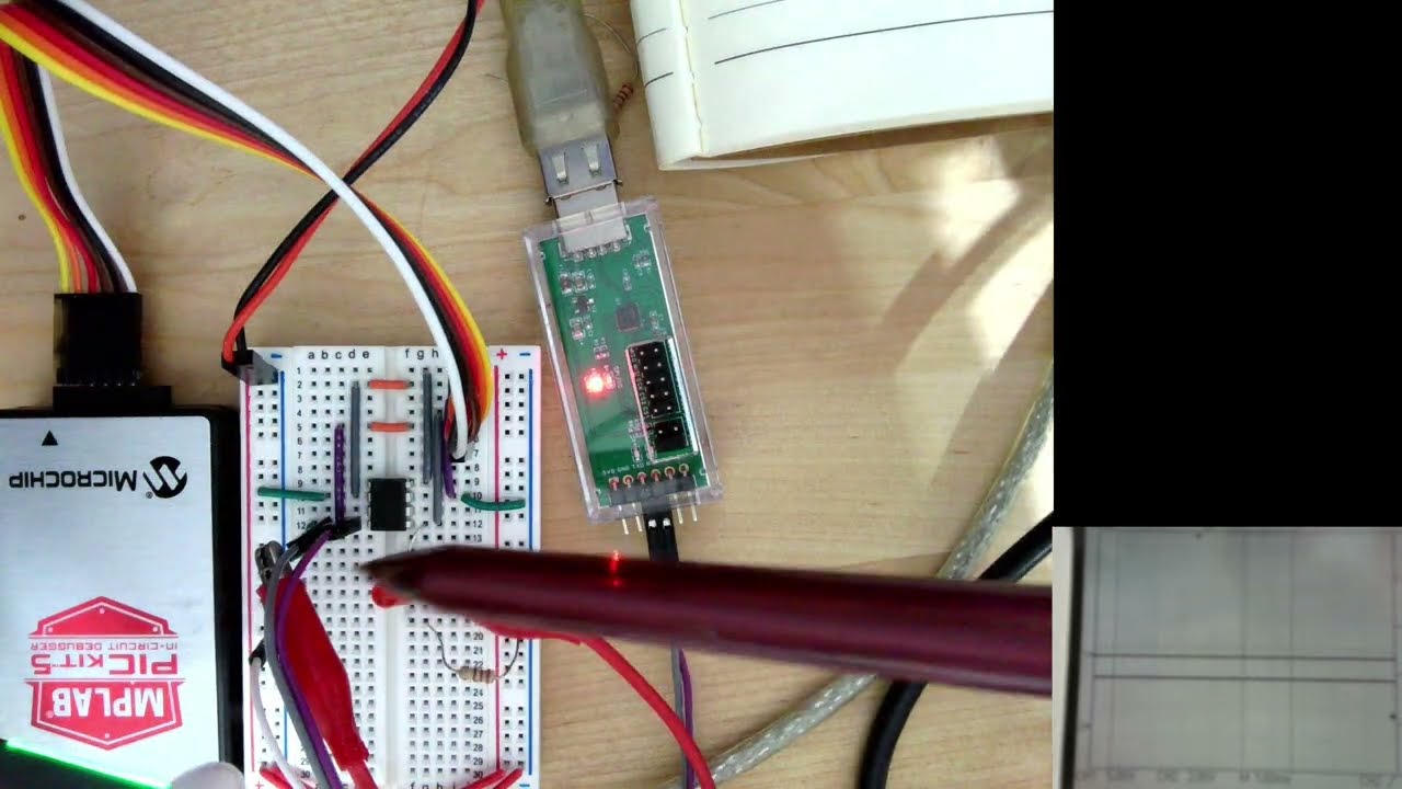 PIC10F200 Lab 8 - UART-Based ASCII Character Detection for LED Control