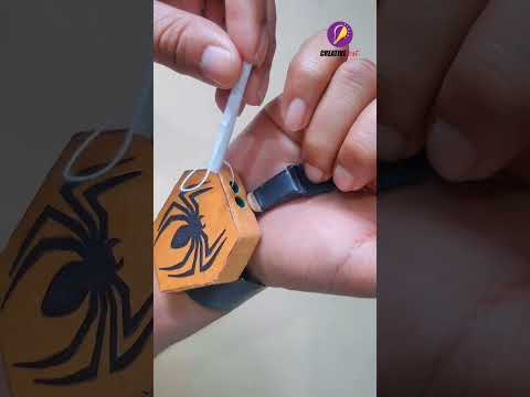 Spider-Man Web Shooter | #shorts #youtube shorts #creative fest #diy #spider