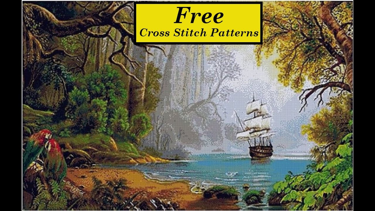 Amazing Nature 7/ Cross Stitch Patterns Free/ #shorts