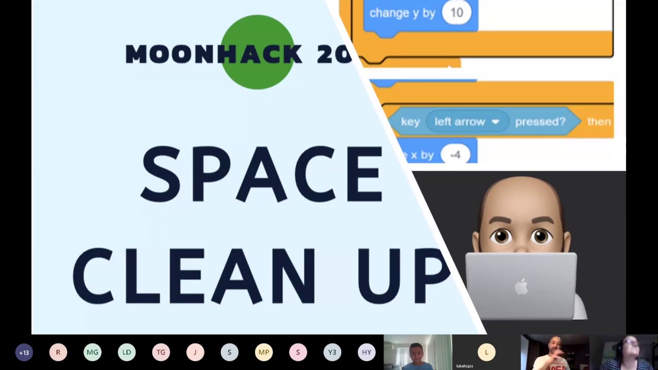 Moonhack 2020 - Space Clean Up with Rami