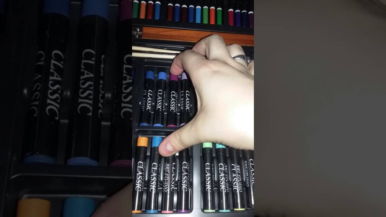 US Art Supply 82 Piece Deluxe Artist Studio Creative Wood Box Set