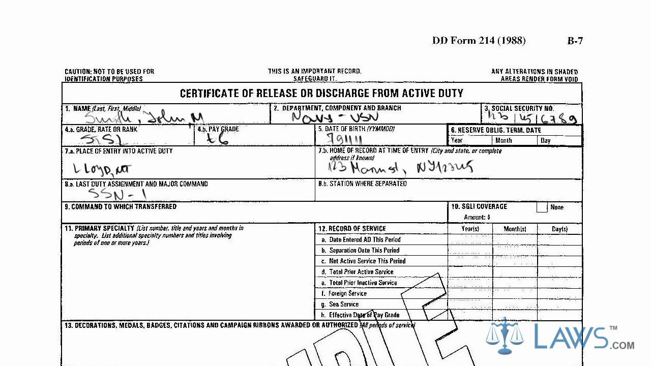 DD Form 214
