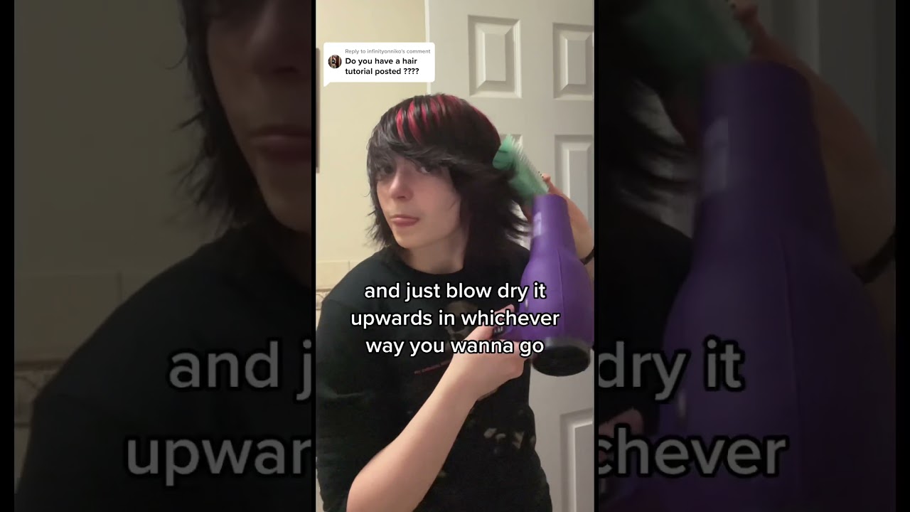 Hair Tutorial! #emo #emofringe #emohair #xxthat_emoxx