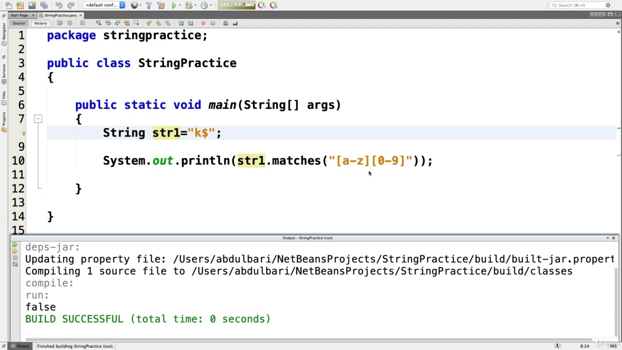 6.12 : Regular Expressions — [Abdul Bari] Java Course