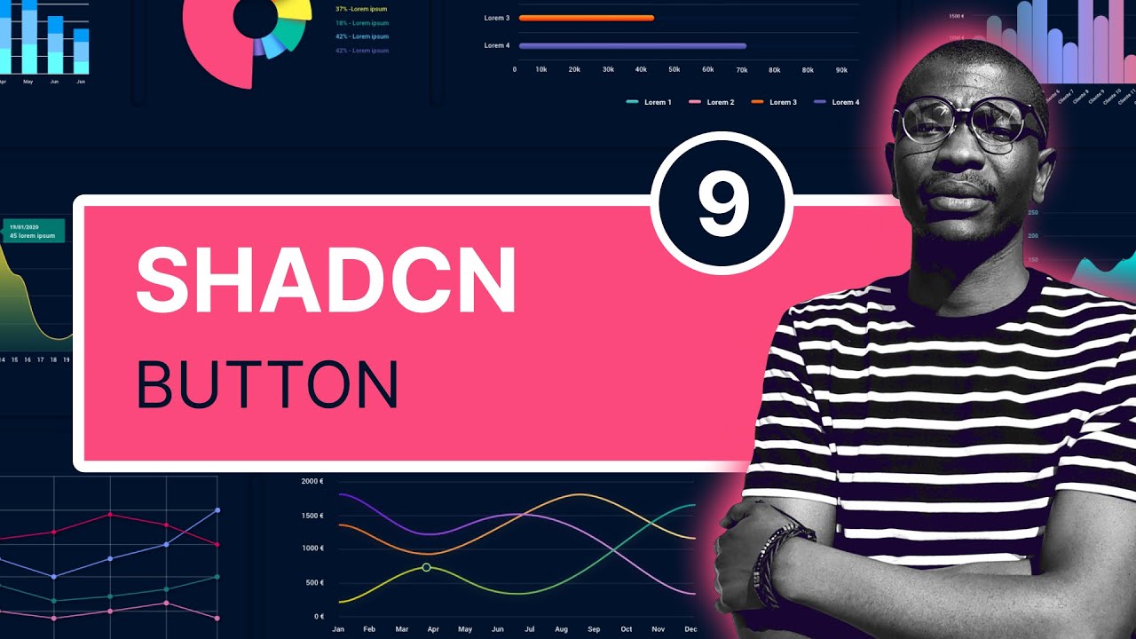 Shadcn UI BUTTON , Next.js 14, Tailwind CSS, #9