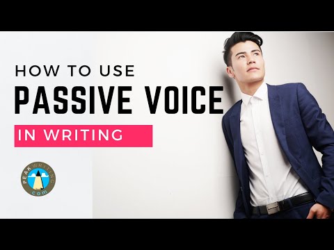 How to Use the Passive Voice in Writing